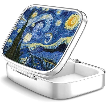 Cutie pentru medicamente, retro cu 2 compartimente, cu oglinda, din ...