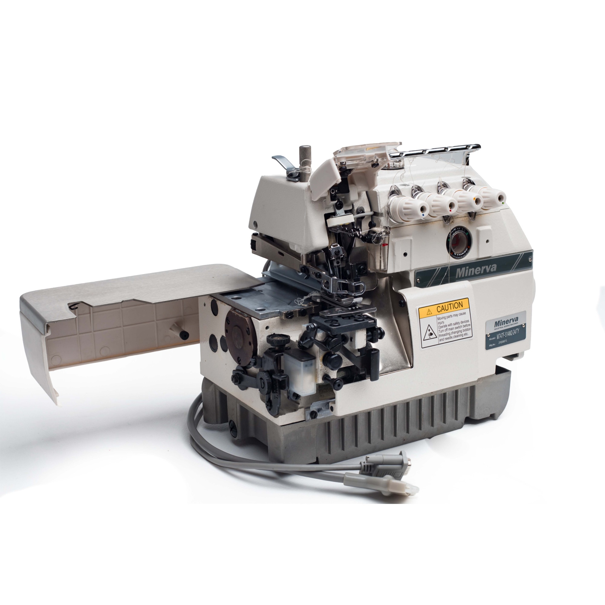 Masina industriala de surfilat, triplock, Minerva M747D, 6000 Imp/Min ...