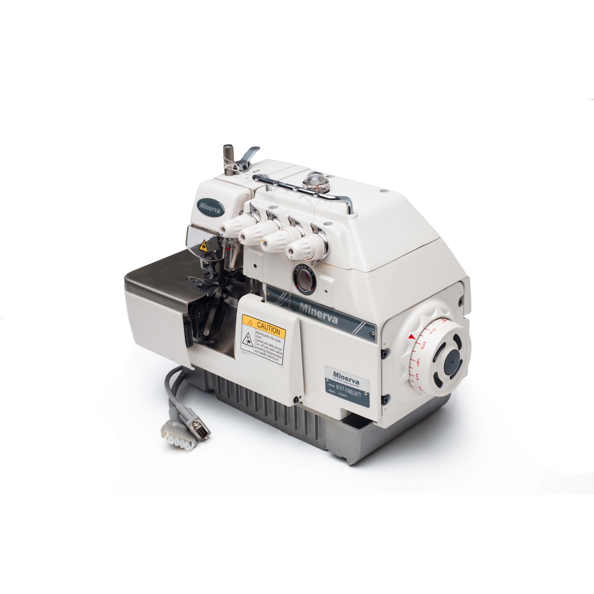 Masina industriala de surfilat, triplock, Minerva M747D, 6000 Imp/Min ...