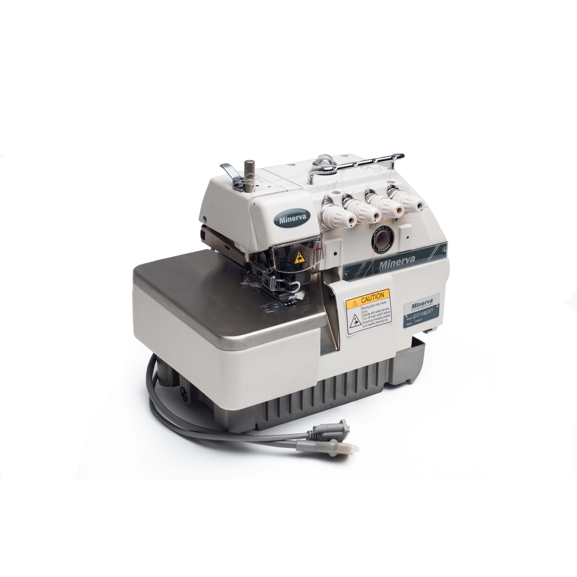 Masina industriala de surfilat, triplock, Minerva M747D, 6000 Imp/Min ...