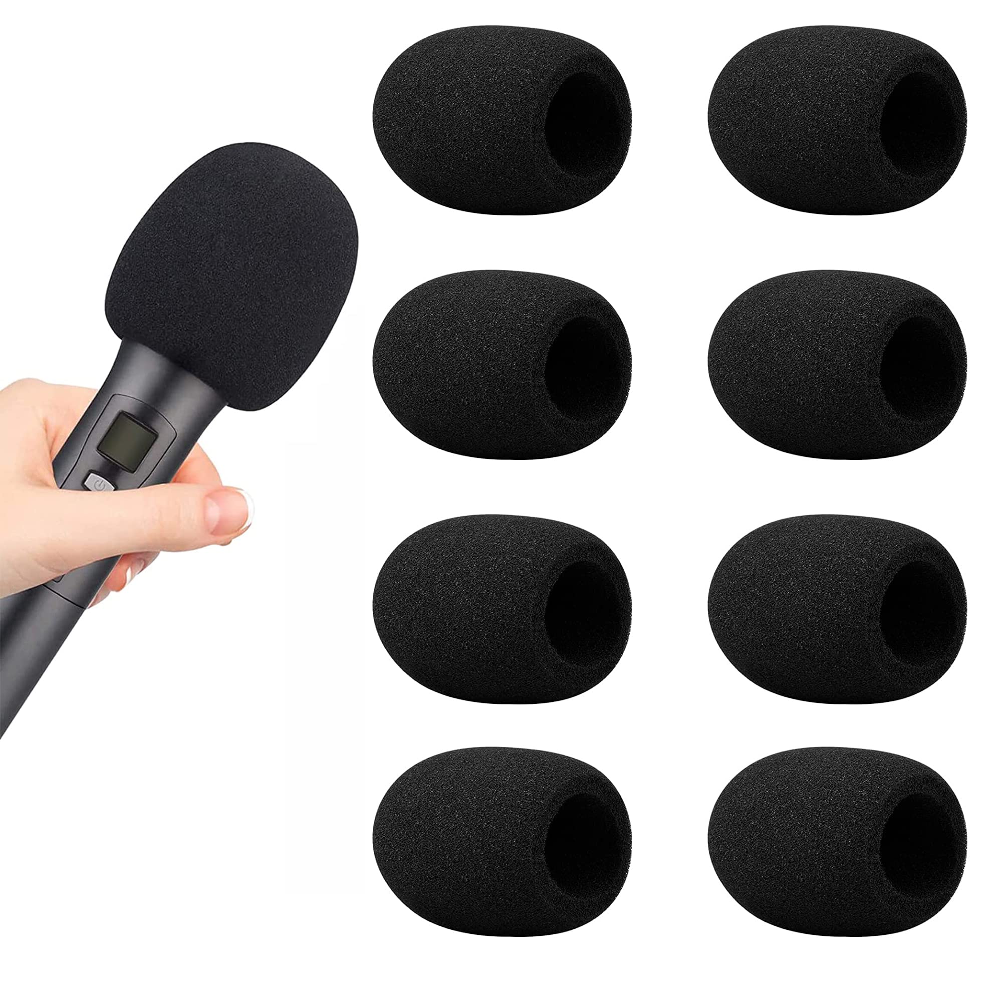 Set de 8 bureti pentru microfoane cu diametrul de 36-50mm, JENUOS ...