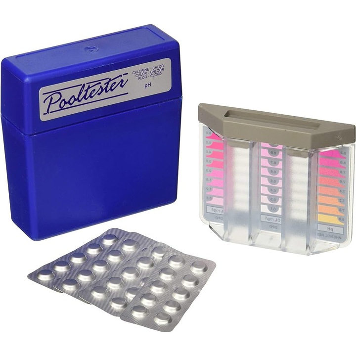 Tester apa piscina Palintest, 20 pH/20 Cl, Pool Tester pH/Clor - eMAG.ro
