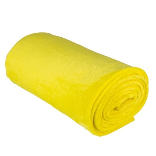 Patura Coccolino moale si pufoasa pentru 2 persoane, 200X230 cm, Galben ...