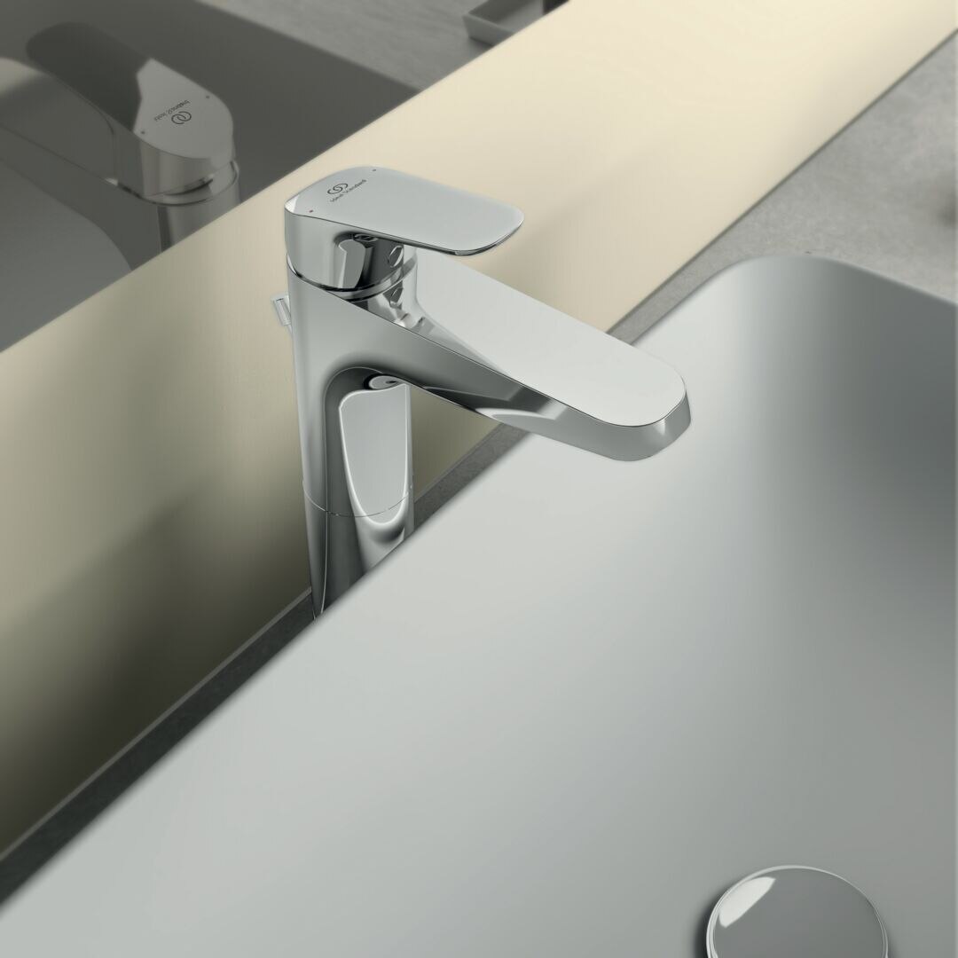 Смесител за умивакник Ideal Standard Ceraflex B1872AA, Монтаж на плот ...