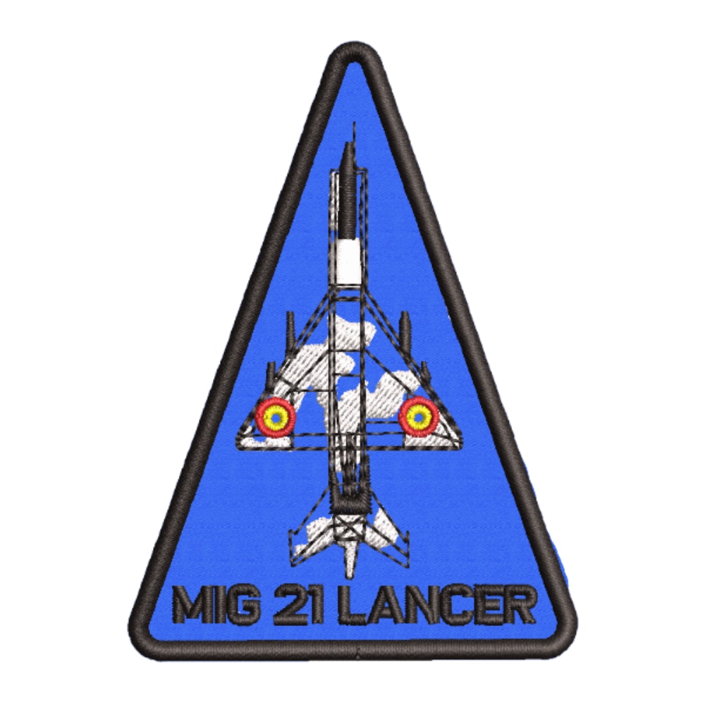 Hímzett katonai embléma MIG 21 Lancer, 8cm, tépőzáras - eMAG.hu