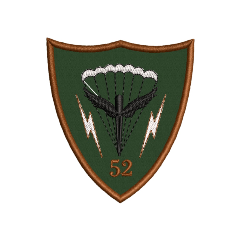Hímzett katonai embléma, Battalion 52, 8 cm, tépőzár - eMAG.hu