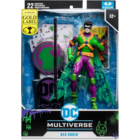 Фигура DC Multiverse Red Robin (Jokerized) Gold Label, 28 cm висока ...