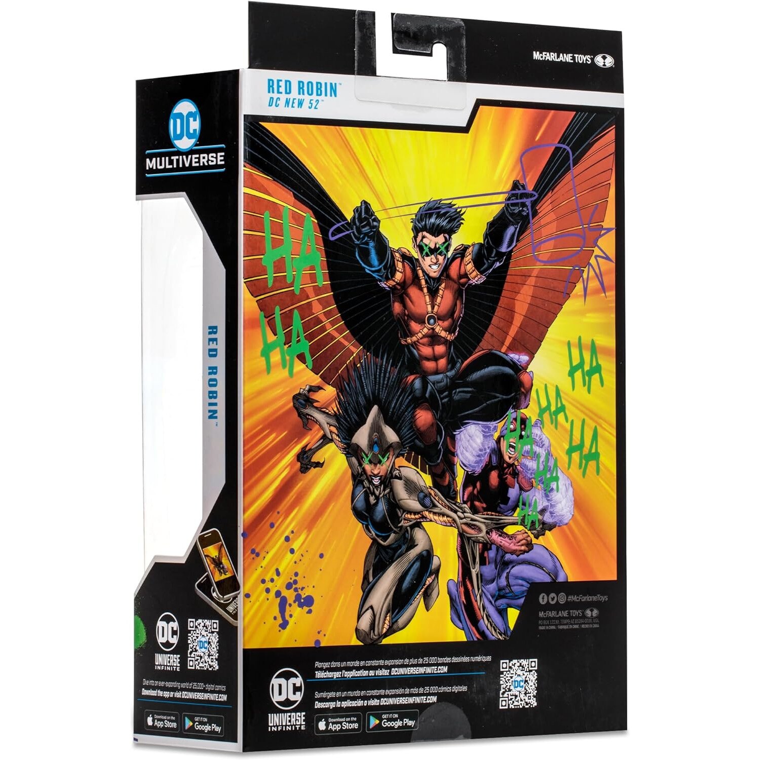 Фигура DC Multiverse Red Robin (Jokerized) Gold Label, 28 cm висока ...