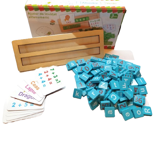 Joc multifunctional montessori de asociere si sortare in Limba Romana ...