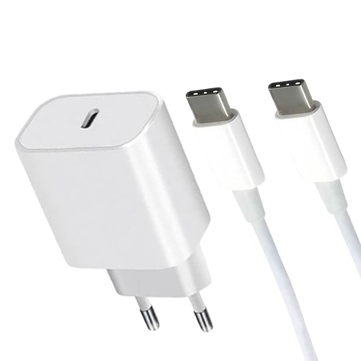 Incarcator usbc si pentru iPhone 15 / 15 Pro / 15 Pro Max, FastCharge ...