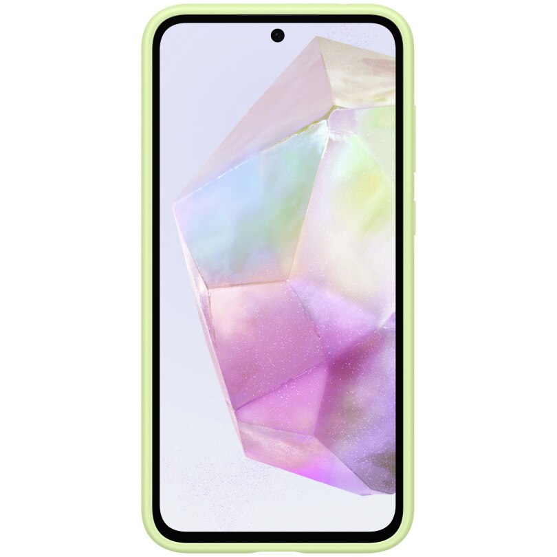 Husa de protectie Samsung Card Slot Case pentru Galaxy A35 5G, Verde Lime - eMAG.ro