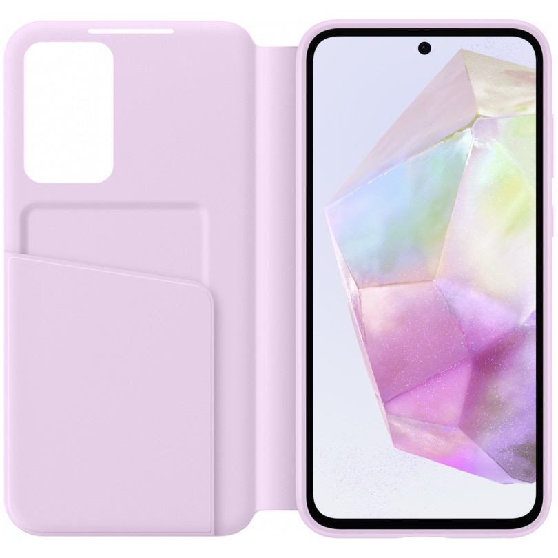 Husa de protectie Samsung Smart View Wallet Case pentru Galaxy A35, Lavender - eMAG.ro