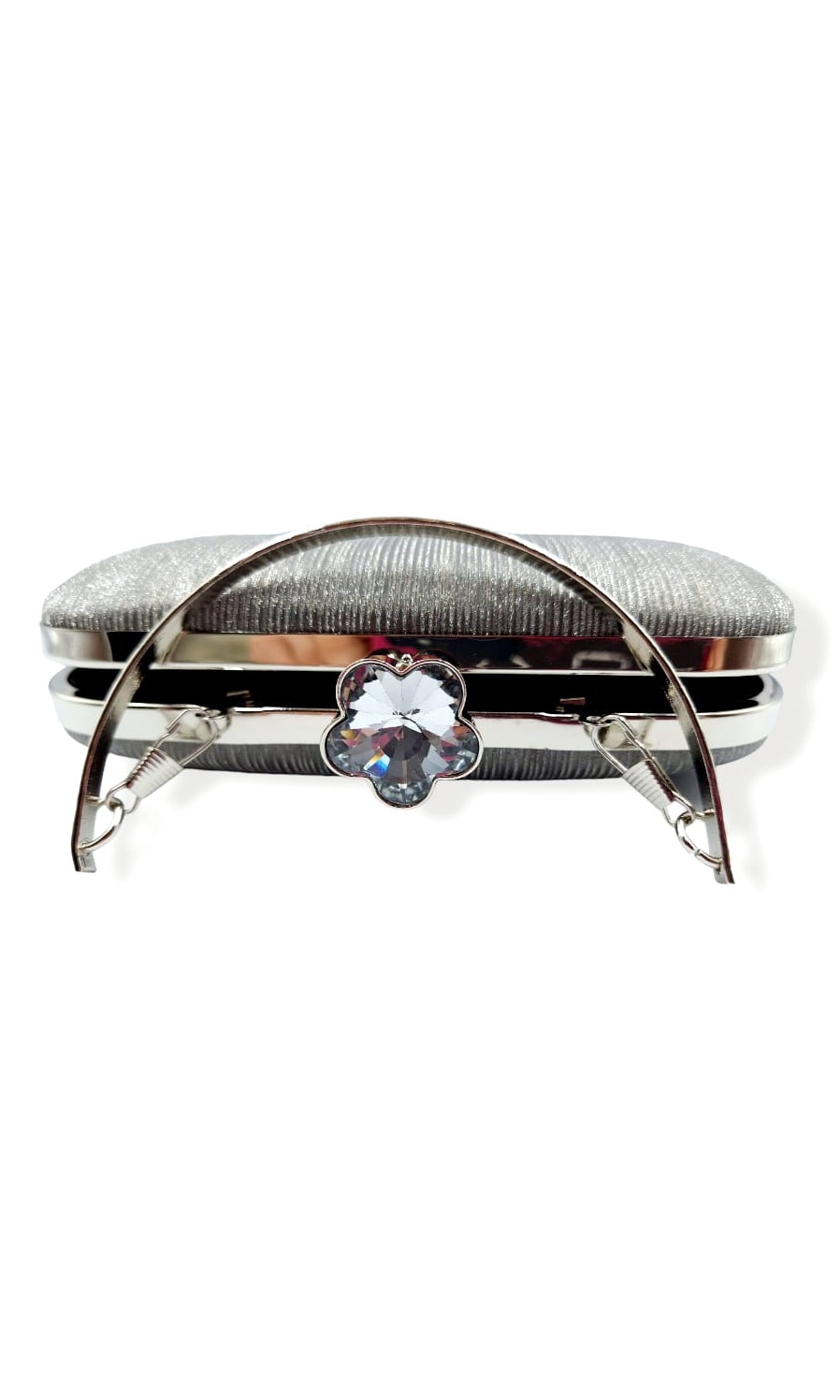 Geanta de seara tip clutch, Elara, material sintetic cu sclipici ...