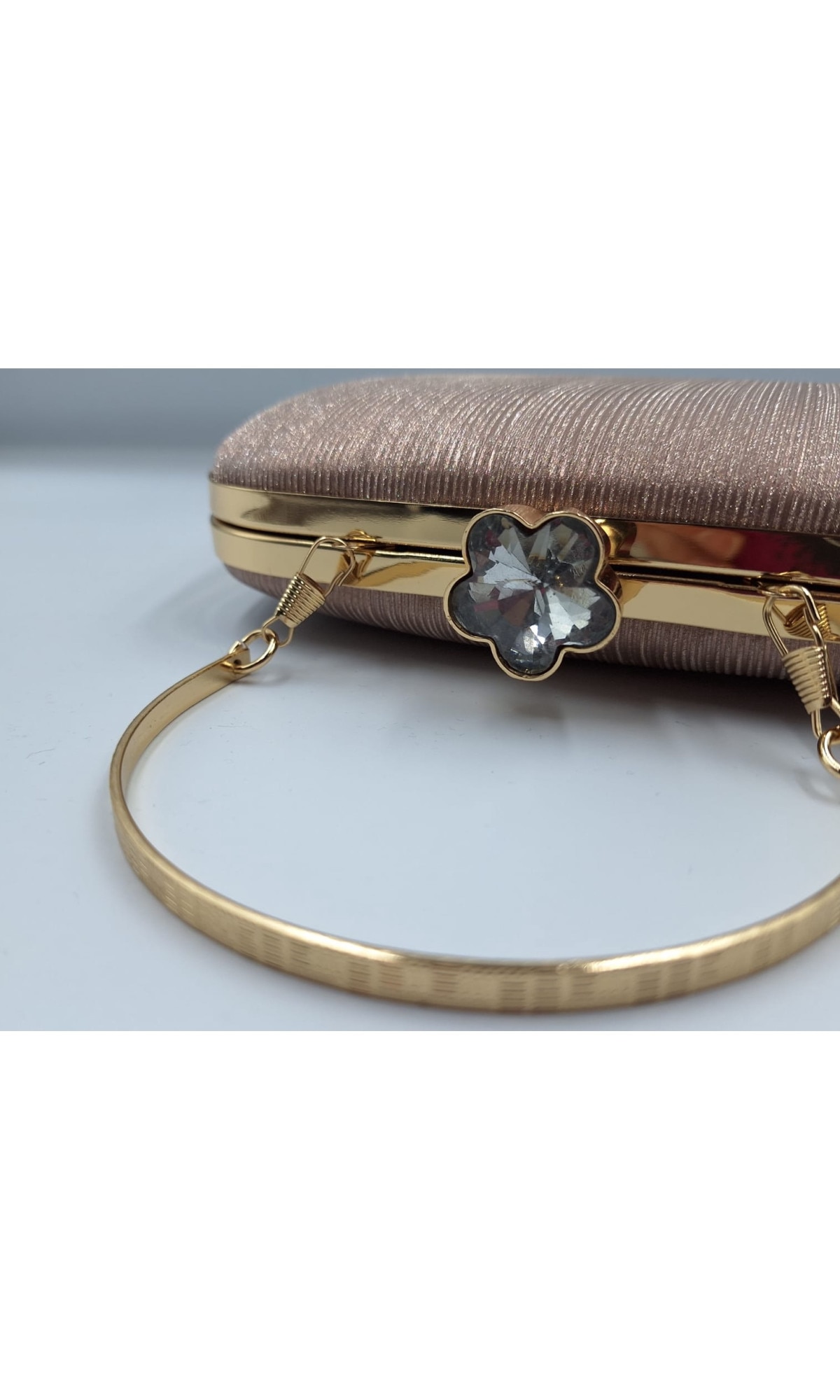 Geanta de seara tip clutch, Elara, material sintetic cu sclipici ...