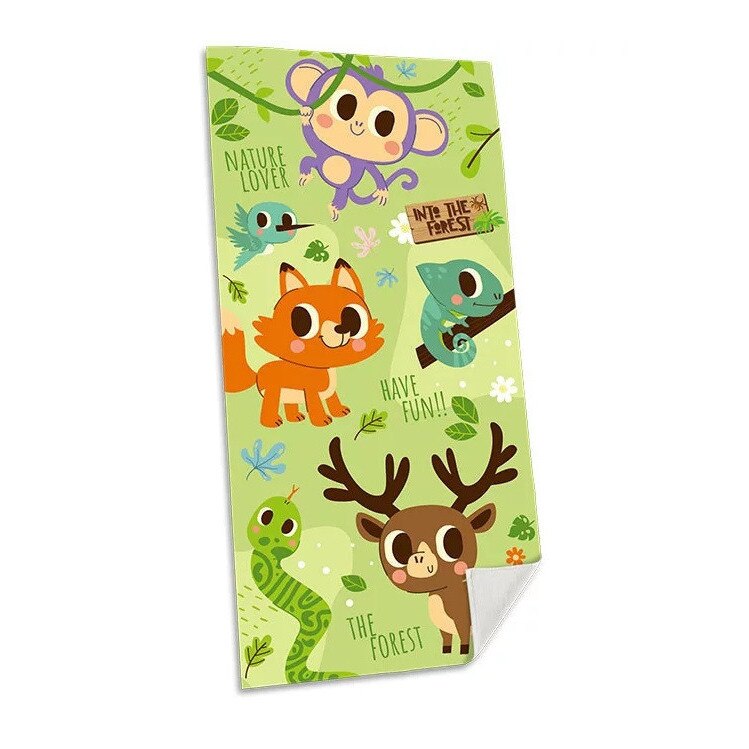 Prosop animal Prosop de baie In the Forest 70x140cm - eMAG.ro