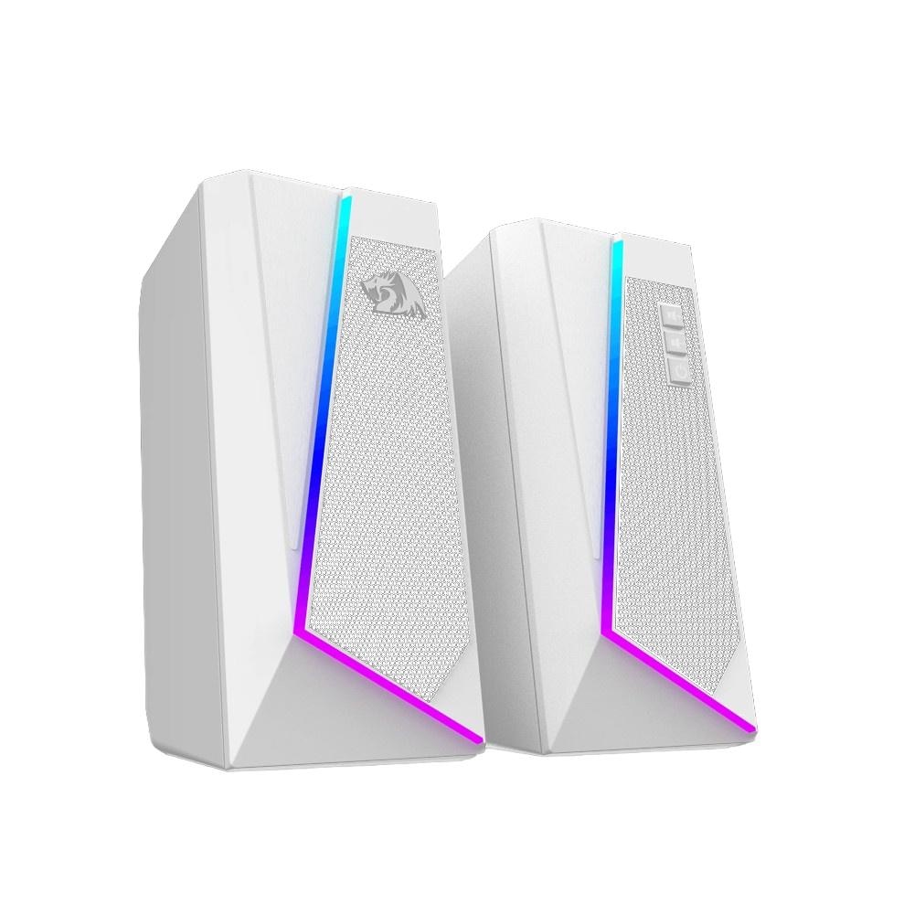 Boxe PC gaming Anvil, Redragon, GS520W, Iluminare RGB 2.0, Alb - eMAG.ro