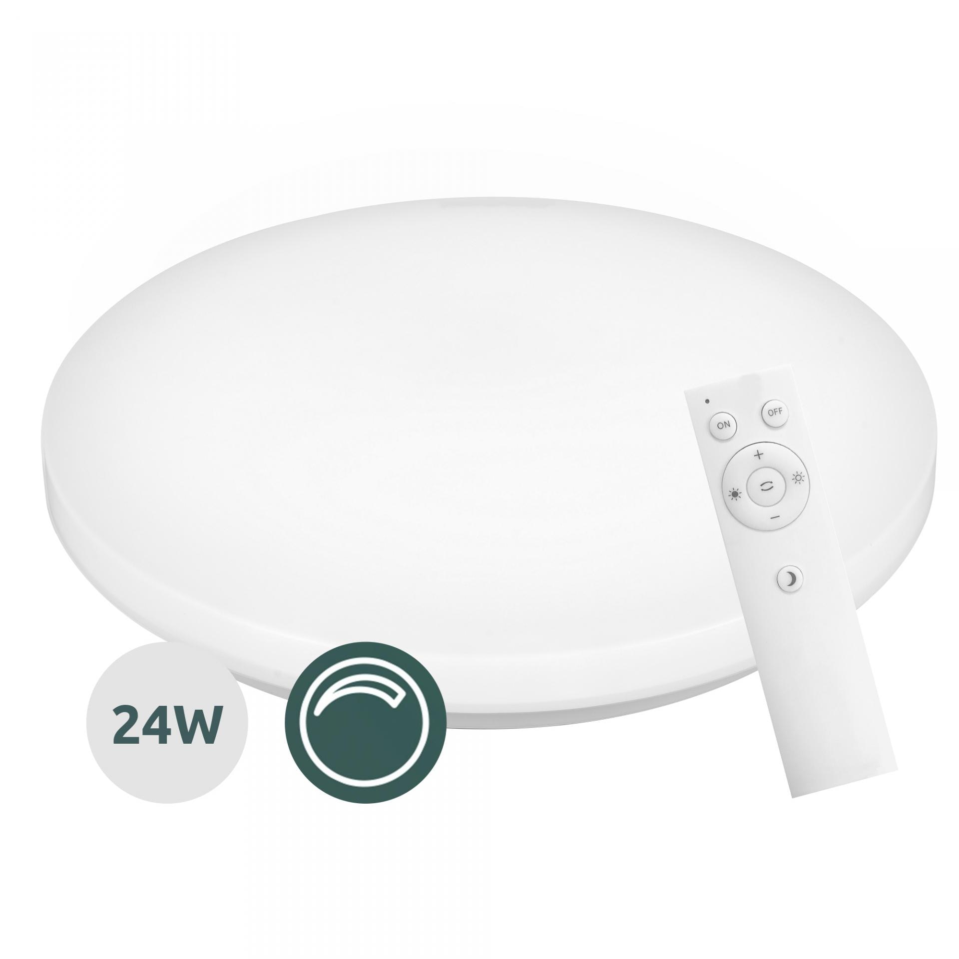 Plafoniera Led cu telecomanda Samus OSRD-24W-2700-6500K-RC-DIMMABLE, 24 ...