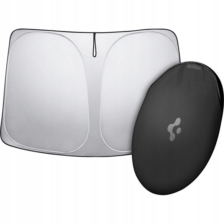 Parasolar parbriz, Spigen, Compatibil cu Tesla 3/Y, Gri - eMAG.ro