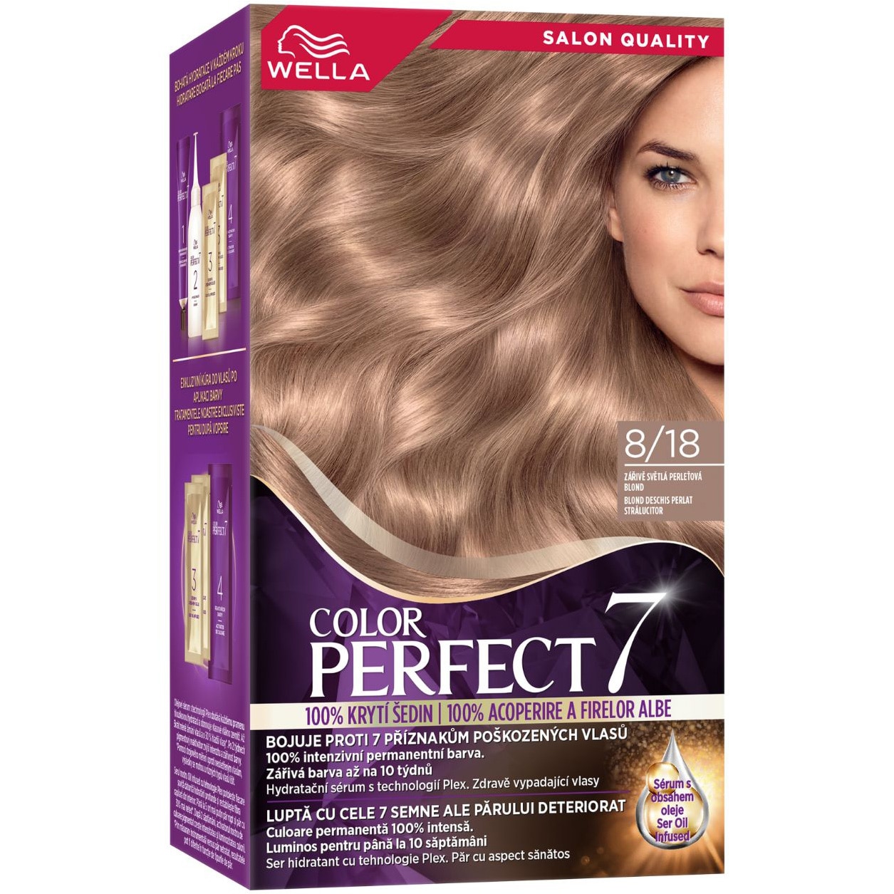 Vopsea de par permanenta Color Perfect Blond Deschis Perlat Stralucitor ...