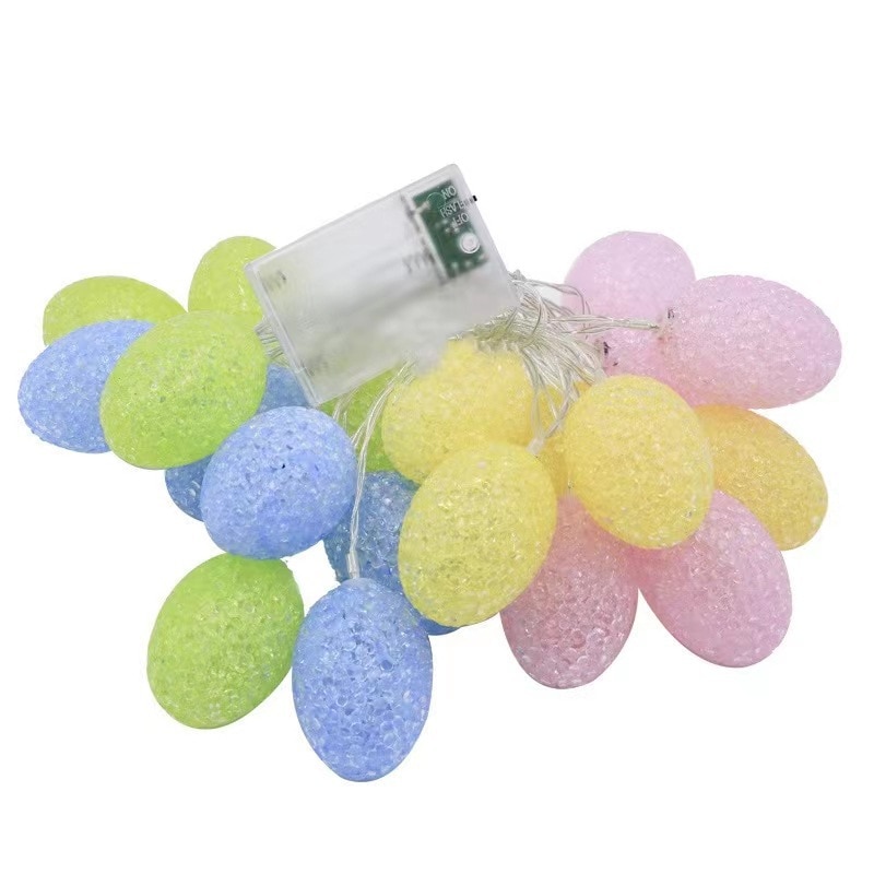 Lumini LED colorate pentru oua, decoratiuni de Paste, cablu de 3 m ...
