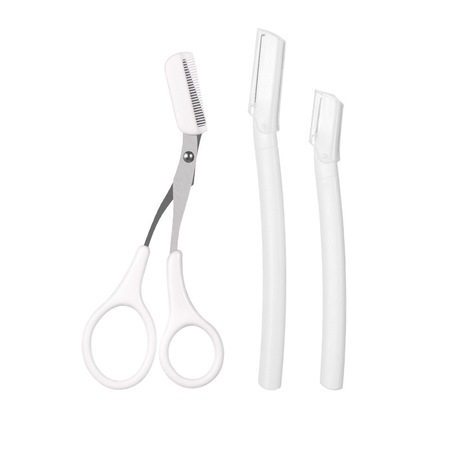 Kit stilizare sprancene, 3 piese, Alb - eMAG.ro