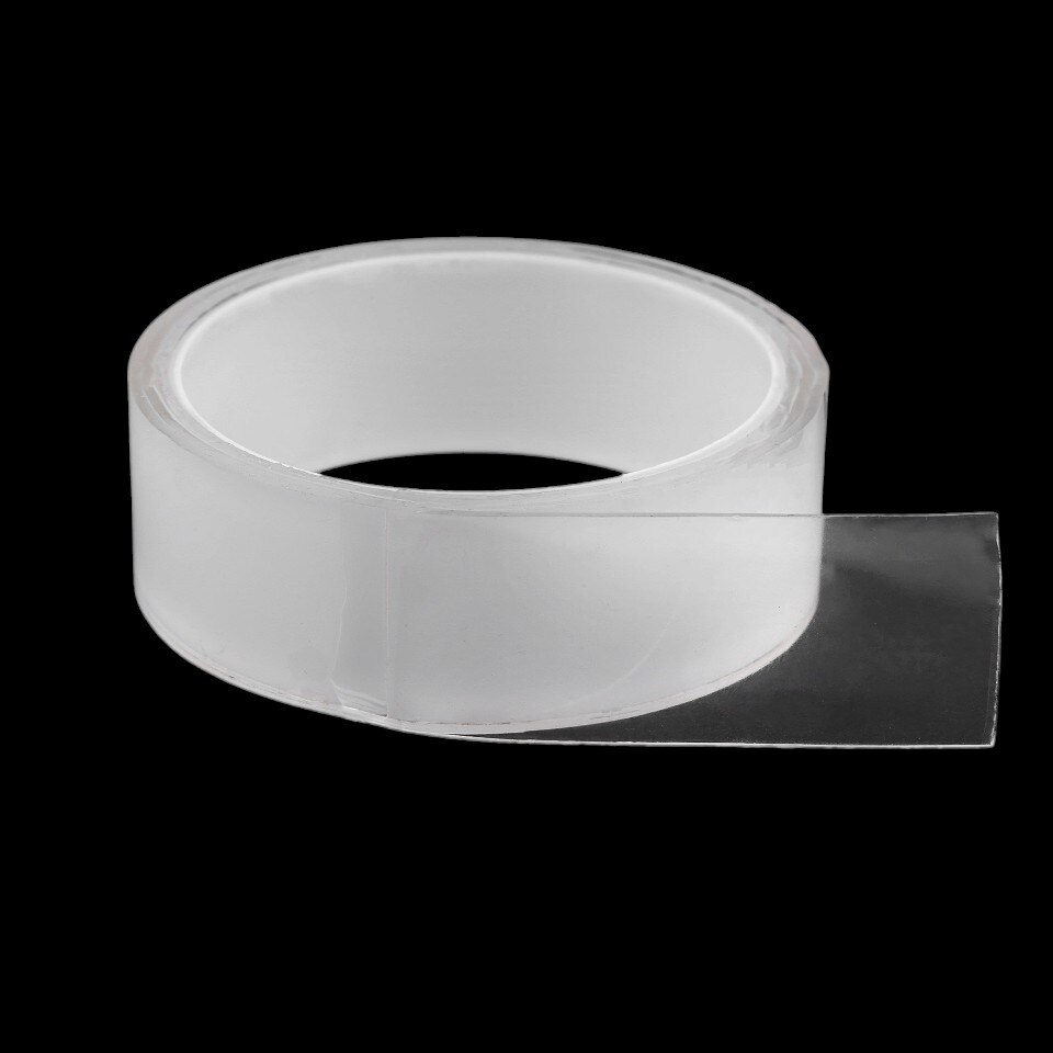 Banda nano dublu adeziva Crisalida, autocolant siliconic, reutilizabila ...