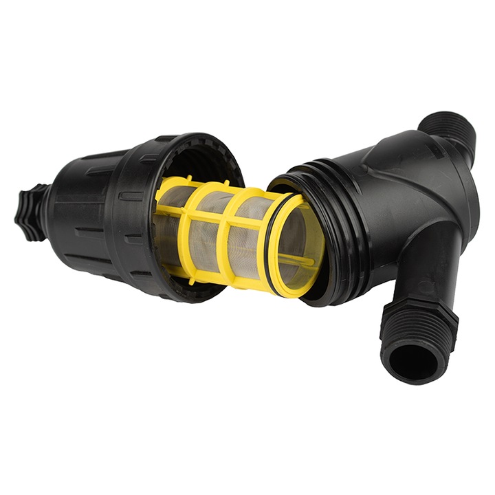 Filtru pentru sisteme de irigare, Hydrostab, 1/2, Negru - eMAG.ro