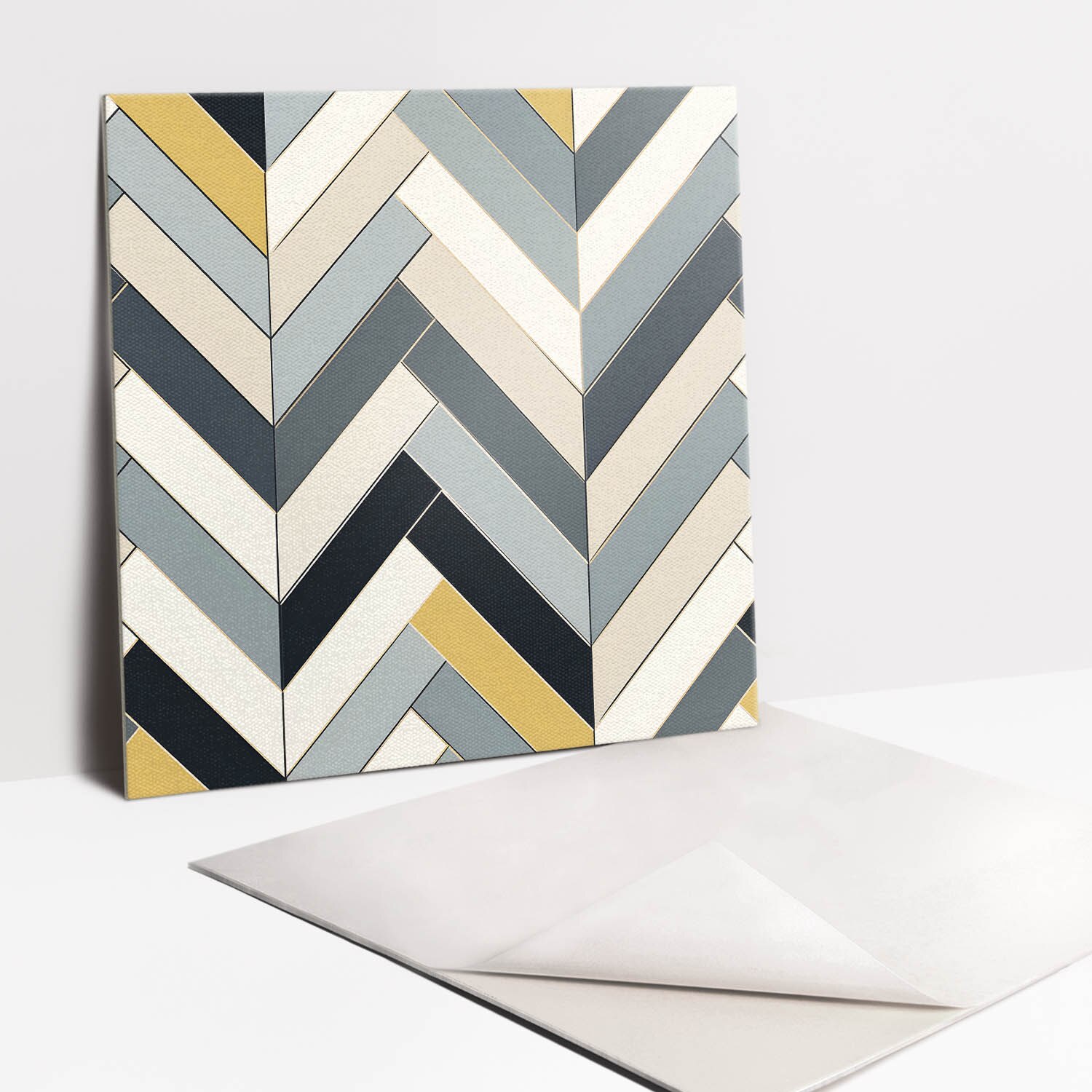 Set placi de autoadezive 9 buc., Tulup, 30x30 cm, Compozitie parchet ...