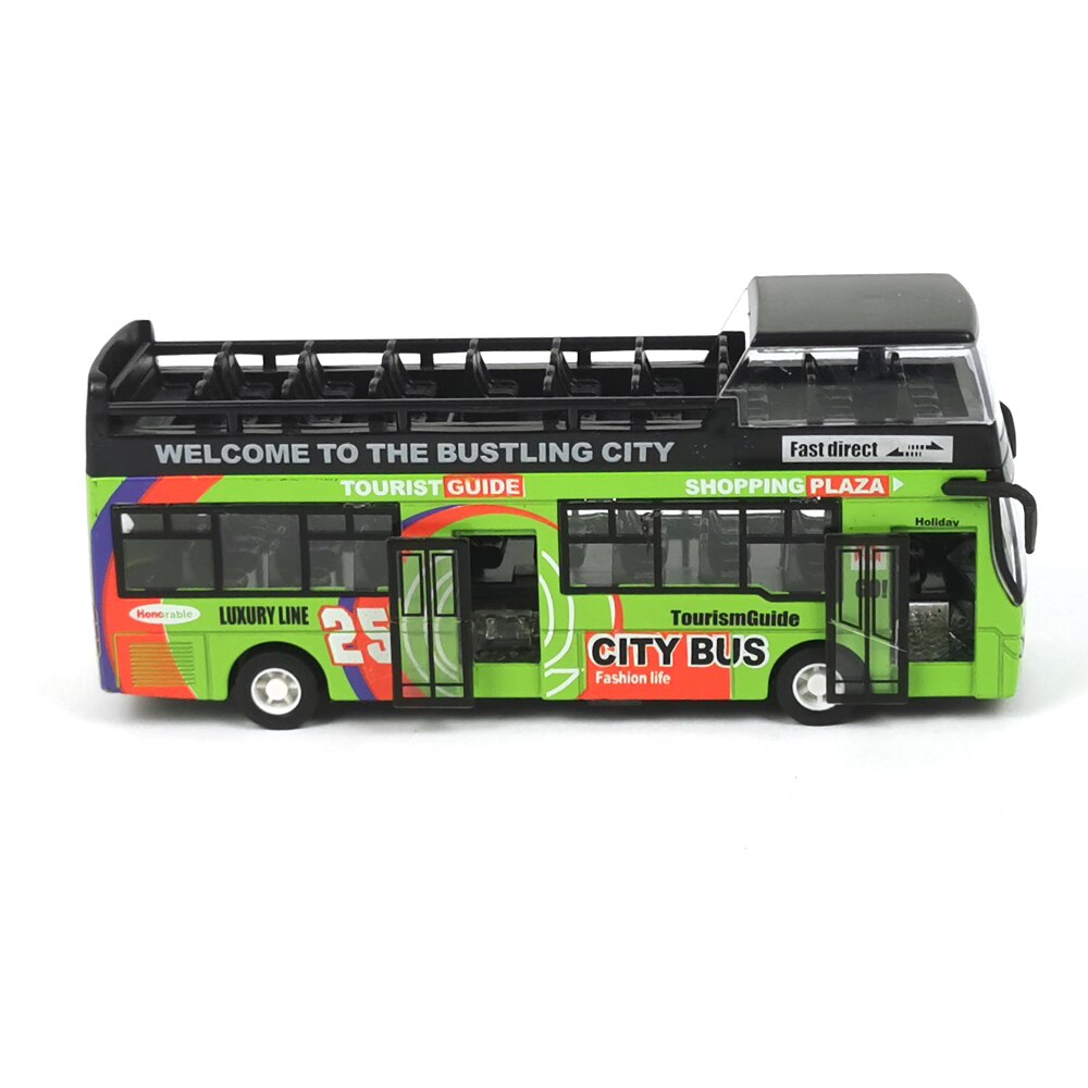 Autobuz pentru copii, Metal, Verde - eMAG.ro