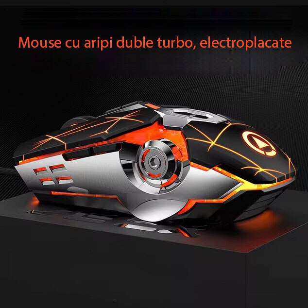 Mouse Gaming cu Fir - Silentios, Ergonomic, Precizie, Control si ...