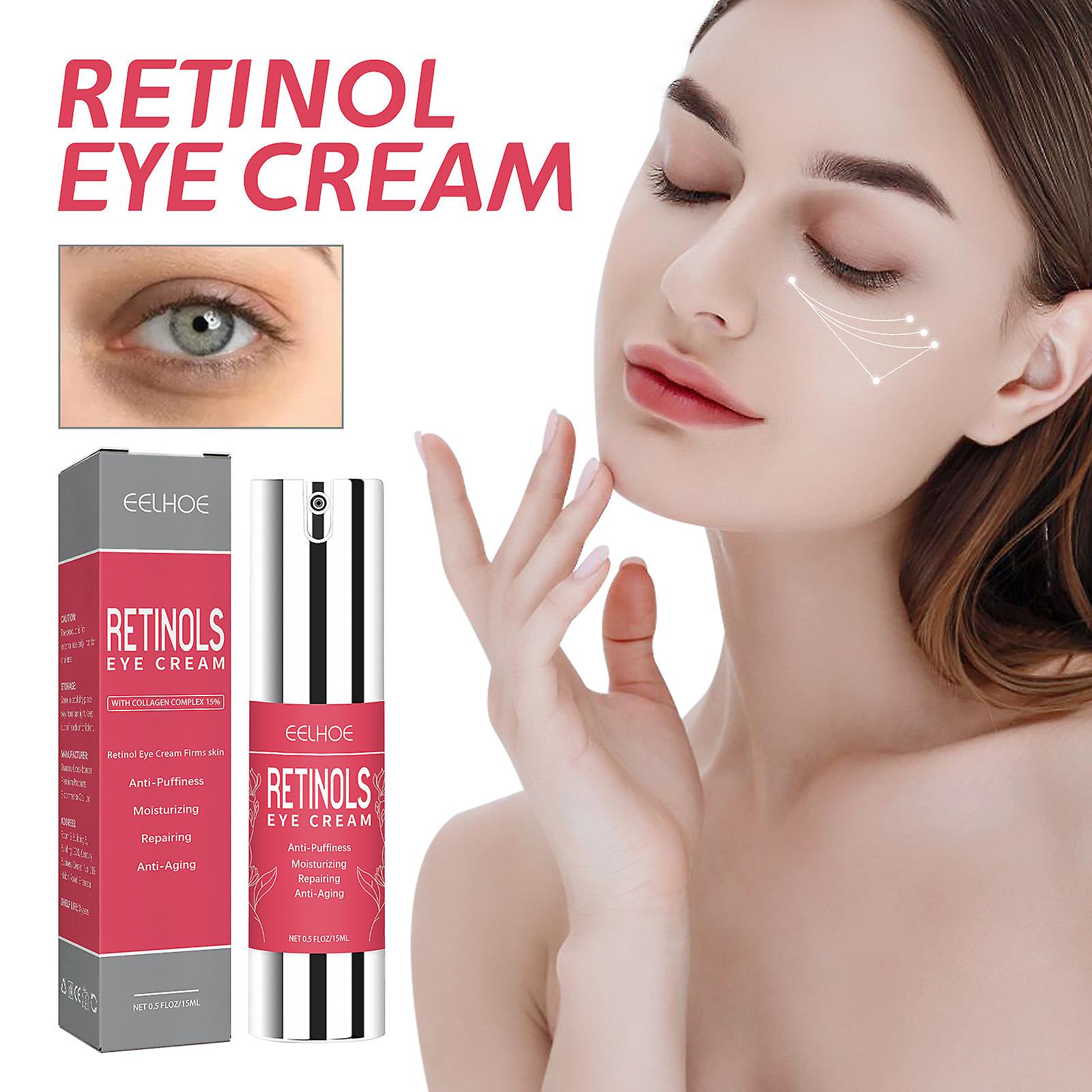 Crema de ochi cu retinol Eelhoe pentru cearcane si pungi, colagen ...