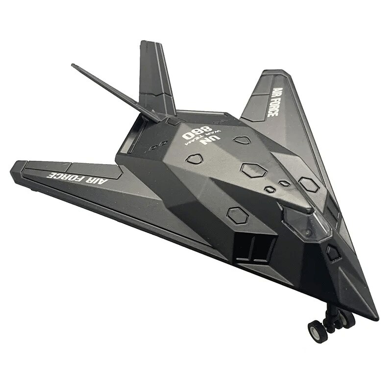 Метален самолет, Изтребител, Със звук и светлини - eMAG.bg