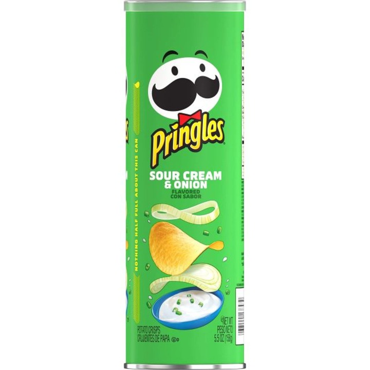 Pringles, Sour Cream & Onion, USA, 156G - eMAG.ro