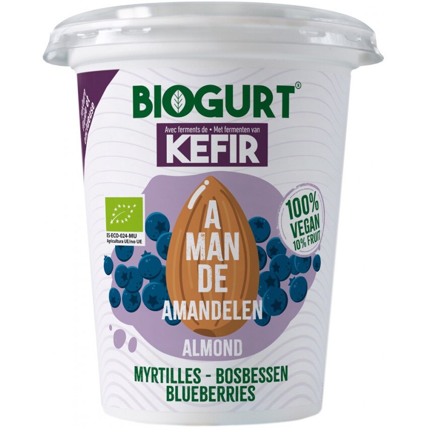 Kefir bio din bautura de migdale cu afine negre, 400g - eMAG.ro
