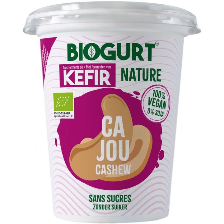 Kefir bio din bautura de caju natur, 400g - eMAG.ro