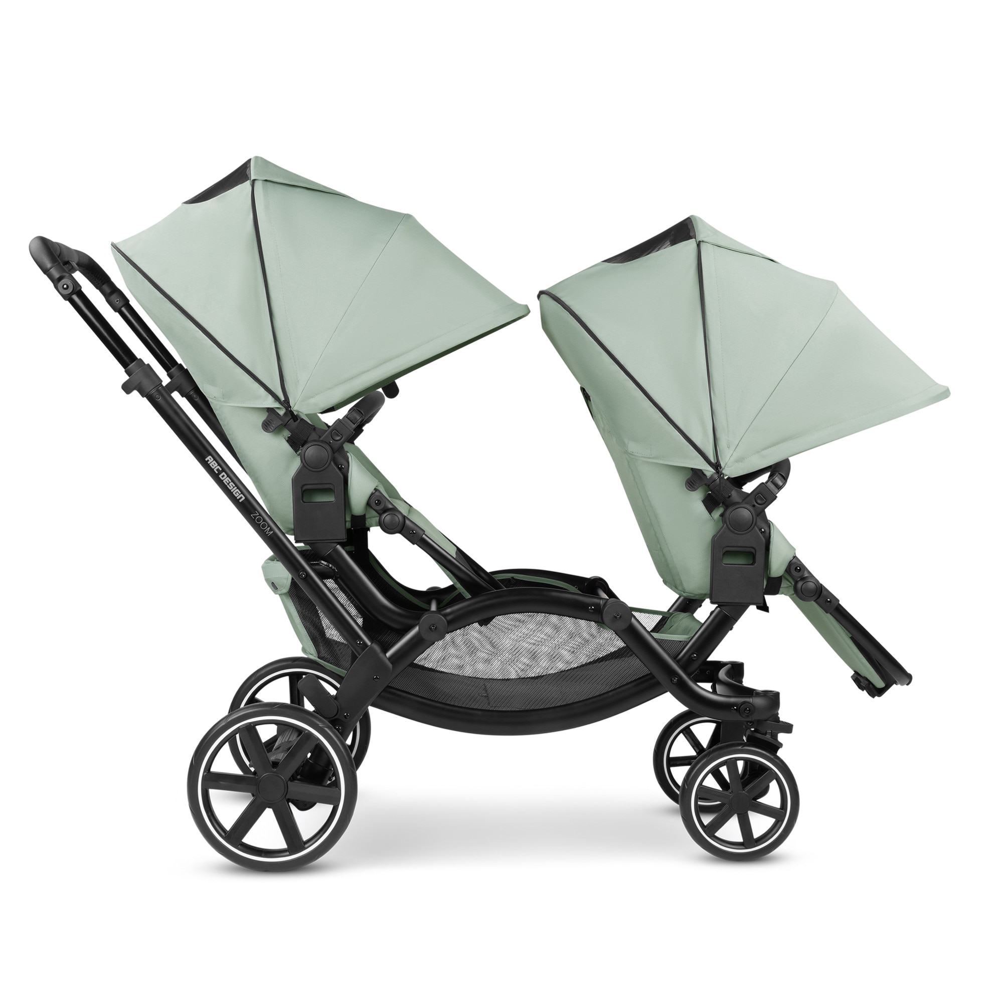 Carucior Zoom Pine Abc design pentru gemeni - eMAG.ro
