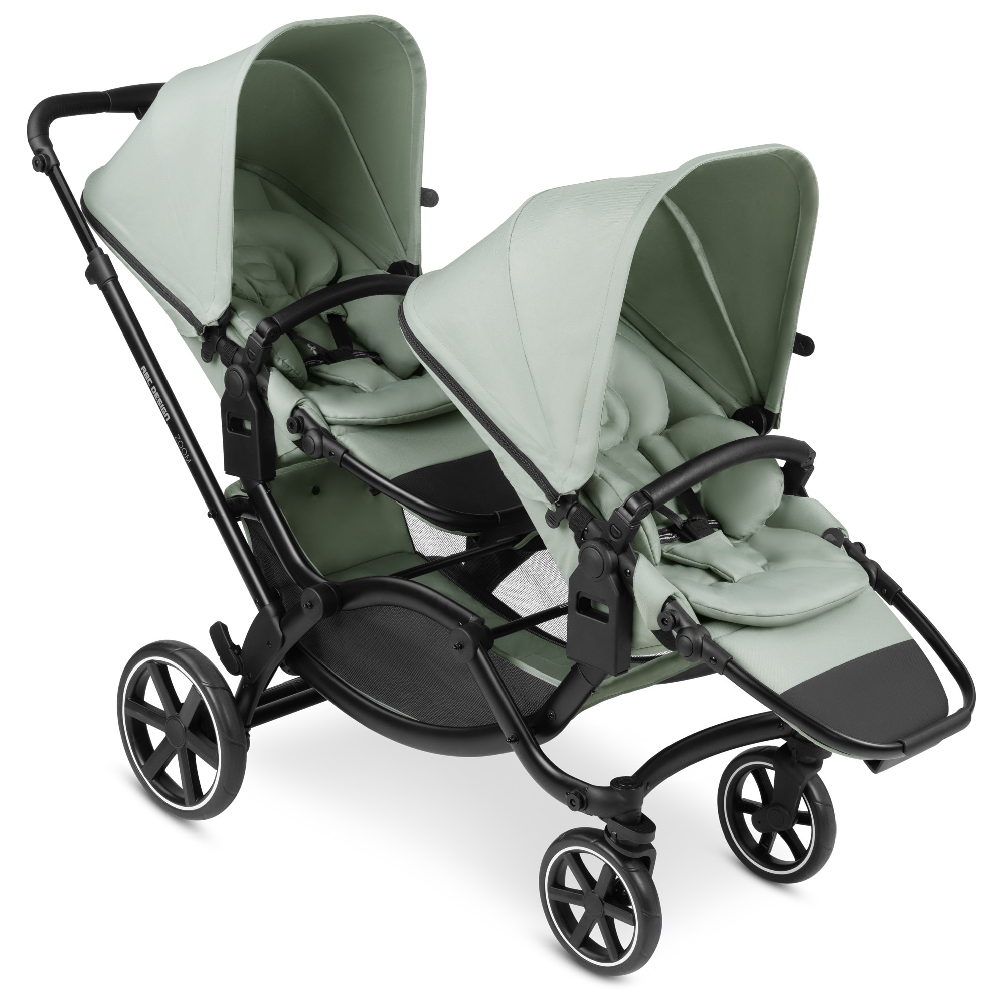 Carucior Zoom Pine Abc design pentru gemeni - eMAG.ro