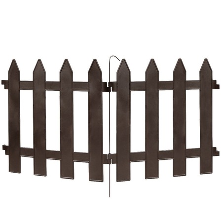 Set 10 Gard, Vilde, 30x30 cm, Plastic, Maro - eMAG.ro