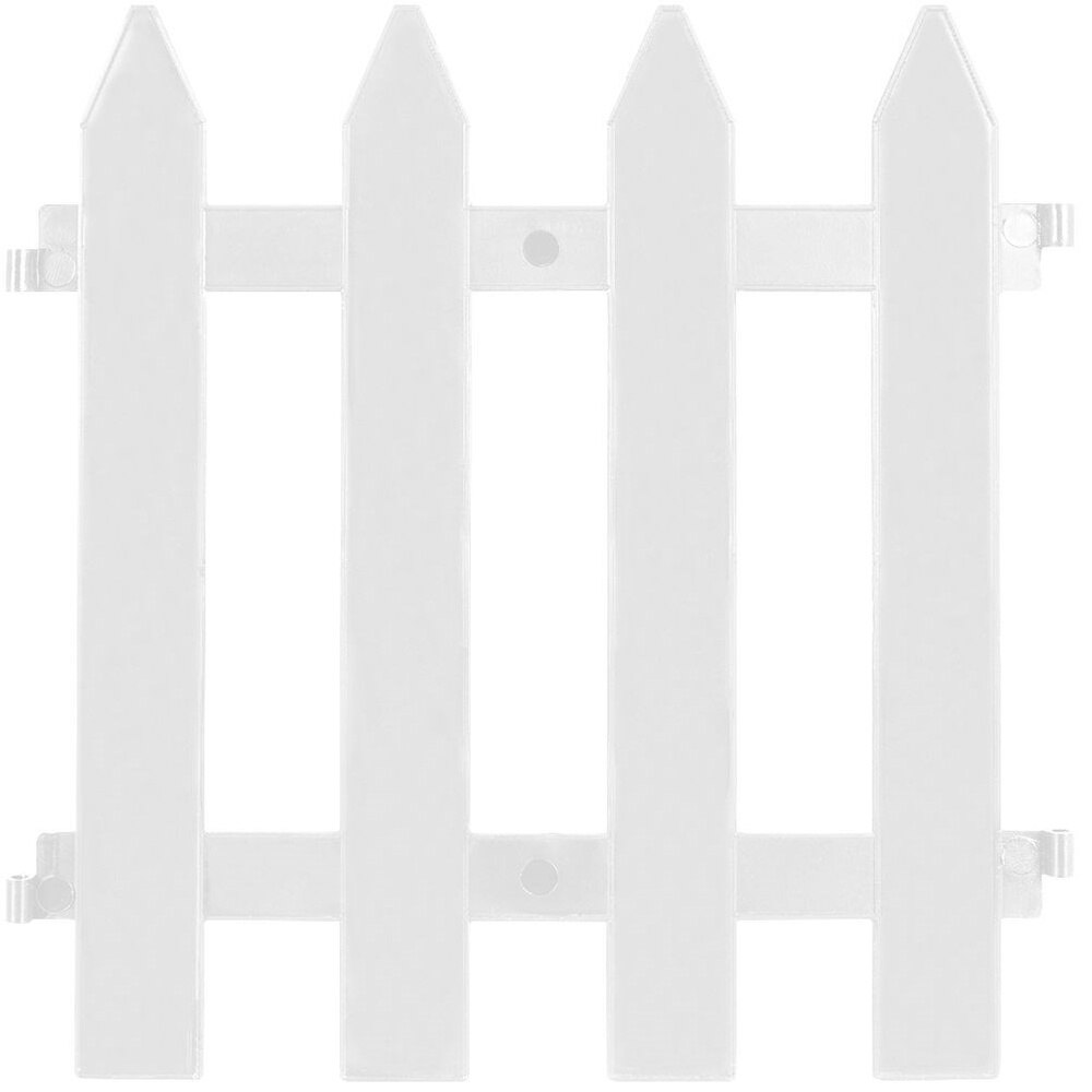 Set 10 Gard, Vilde, 30x30 cm, Plastic, Alb - eMAG.ro