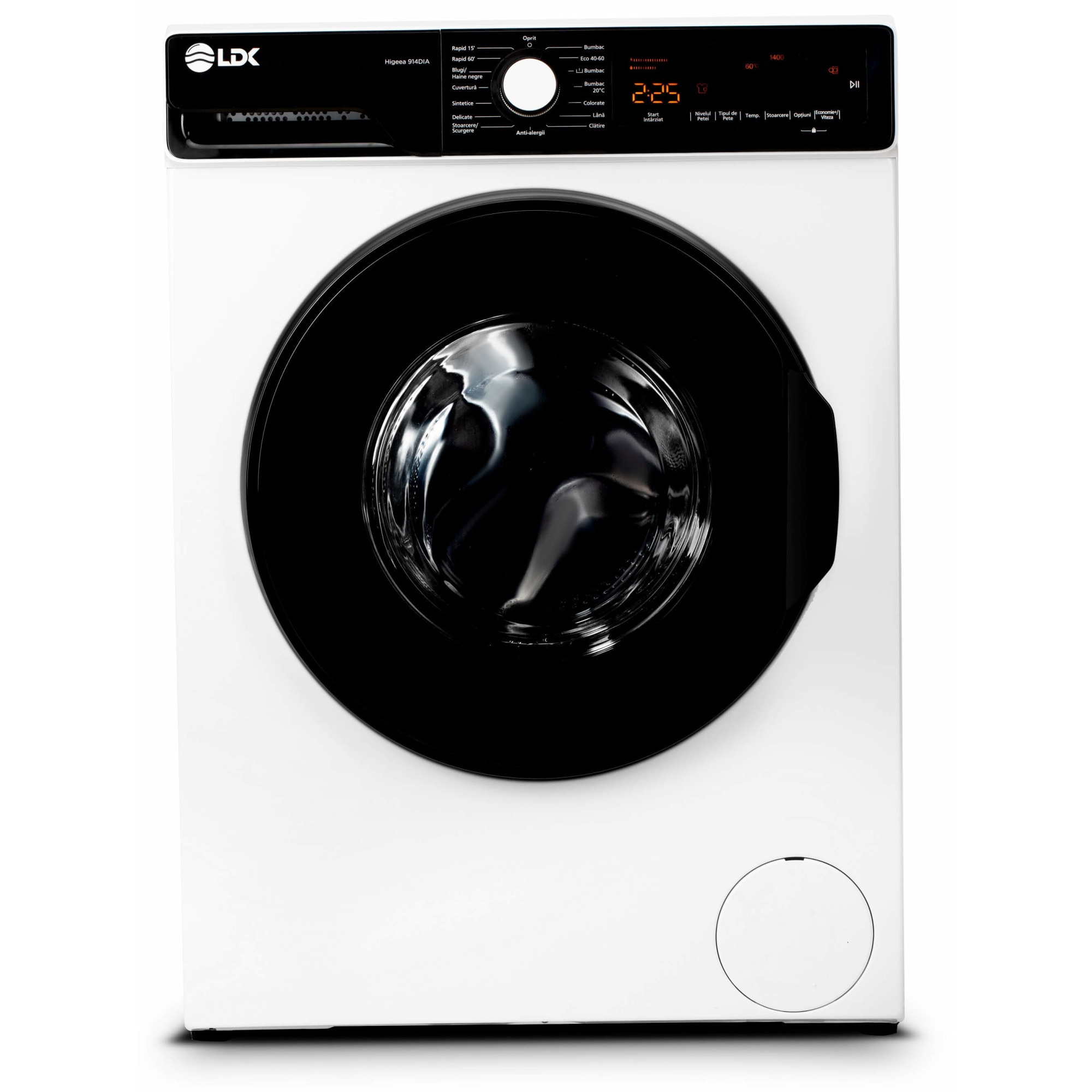 LDK Higeea 914 DIA Mosógép, 9 kg, A osztály, 1400 fordulat/perc, 15 ...