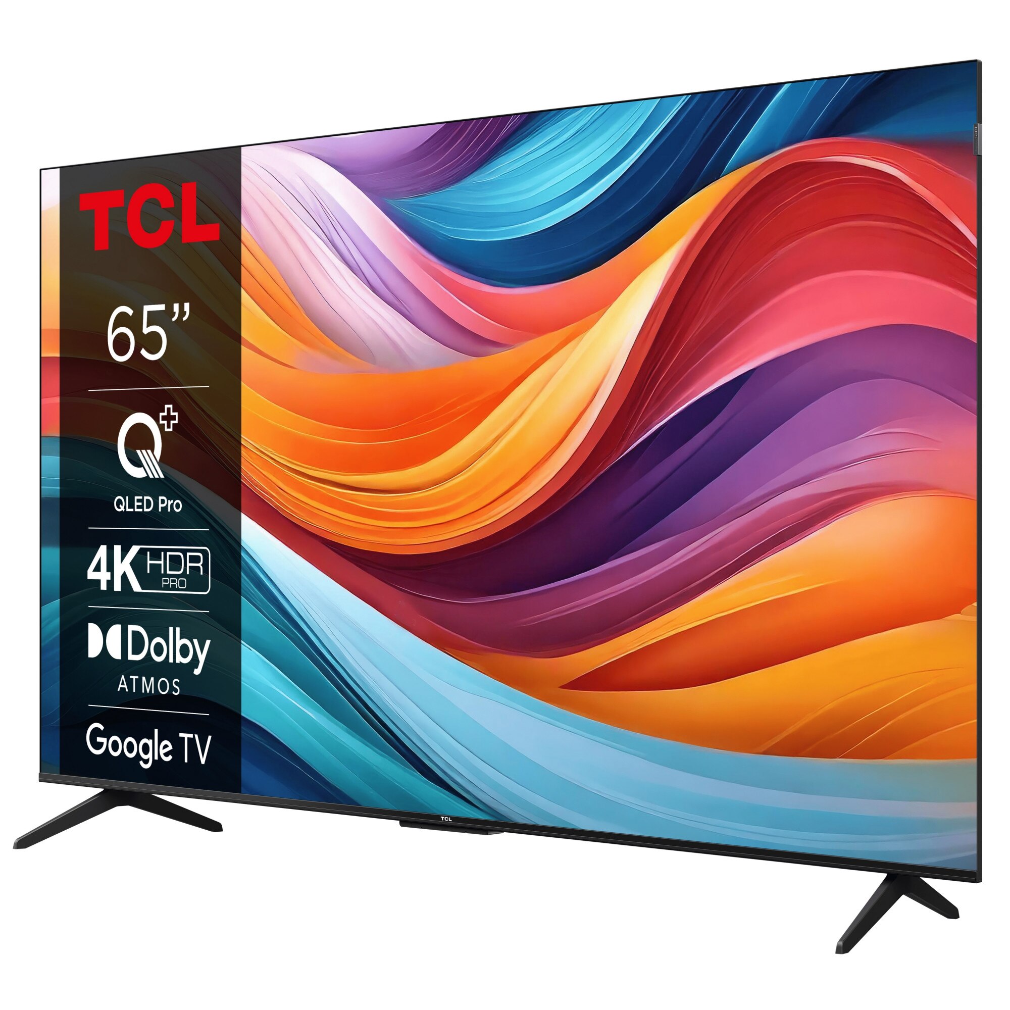 Televizor TCL LED 65T7B, 165 cm, 4K, QLED, HDR, Smart Google TV - eMAG.ro