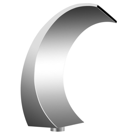 Cascada inox, Inaltime 60 cm, Latime 30 cm, Arc de cerc - eMAG.ro