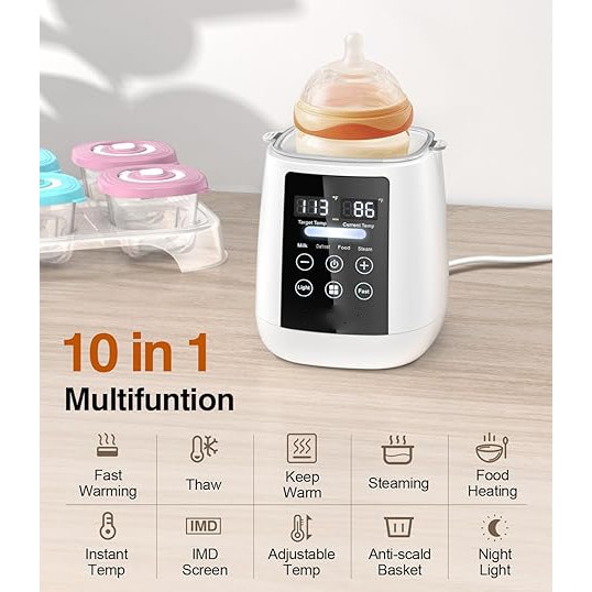 Incalzitor biberoane Multifunctional 10 in 1, Sterilizator electric ...