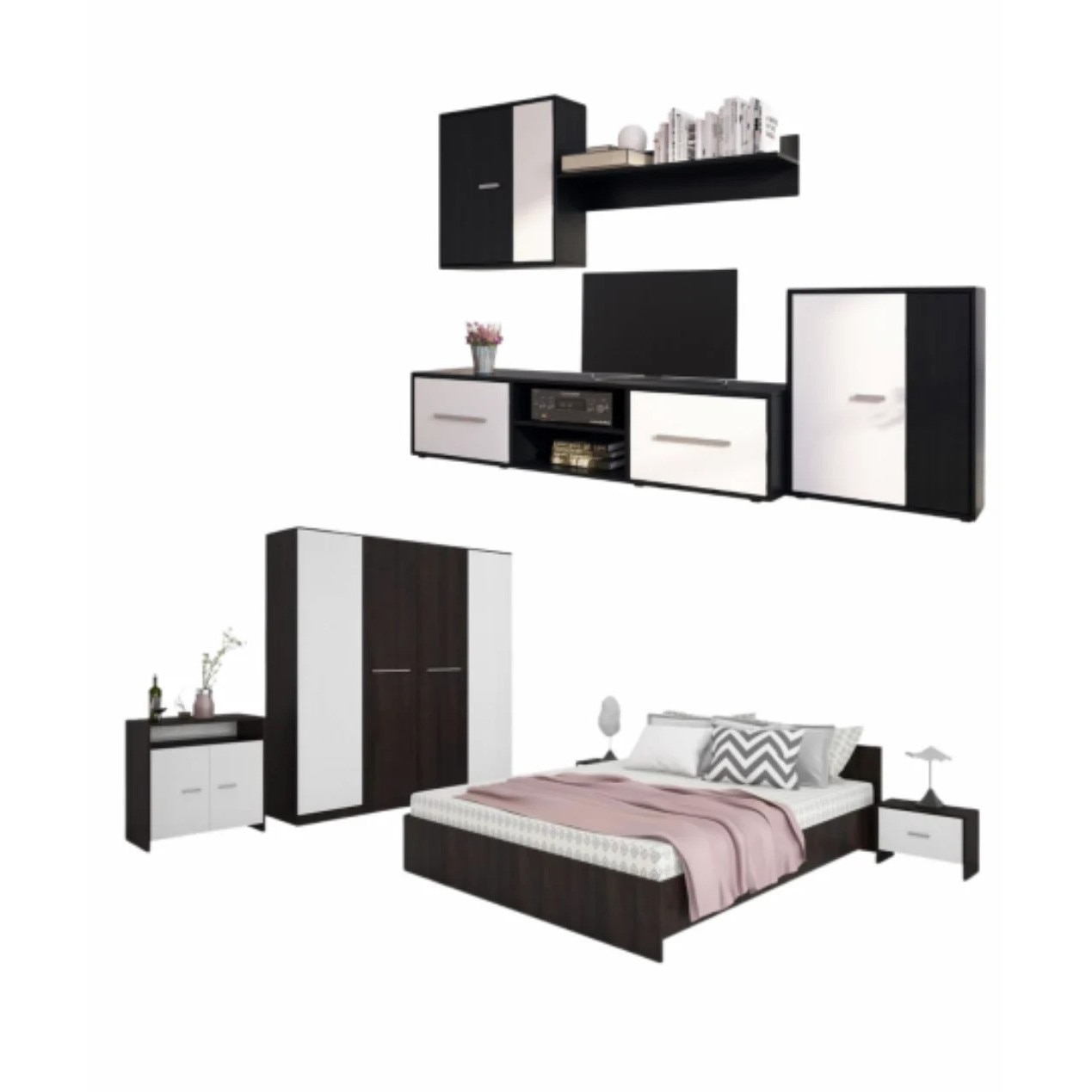 Set Dormitor&Living Amanda - eMAG.ro