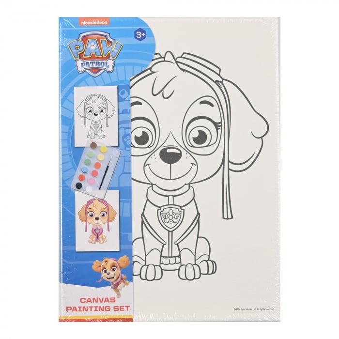 Set creativ de pictat, DIY Canva, WinsHolland, Paw Patrol, Skye - eMAG.ro