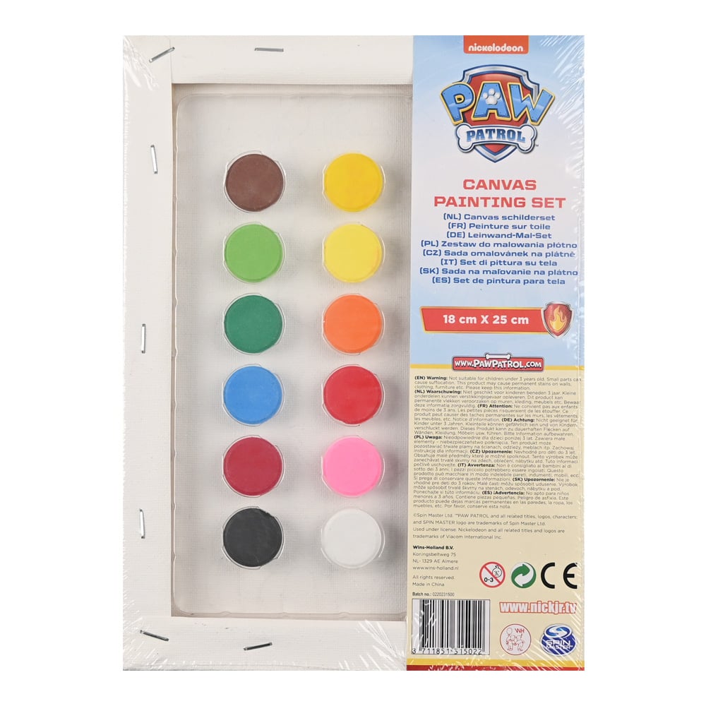 Set creativ de pictat, DIY Canva, WinsHolland, Paw Patrol, Rubble - eMAG.ro