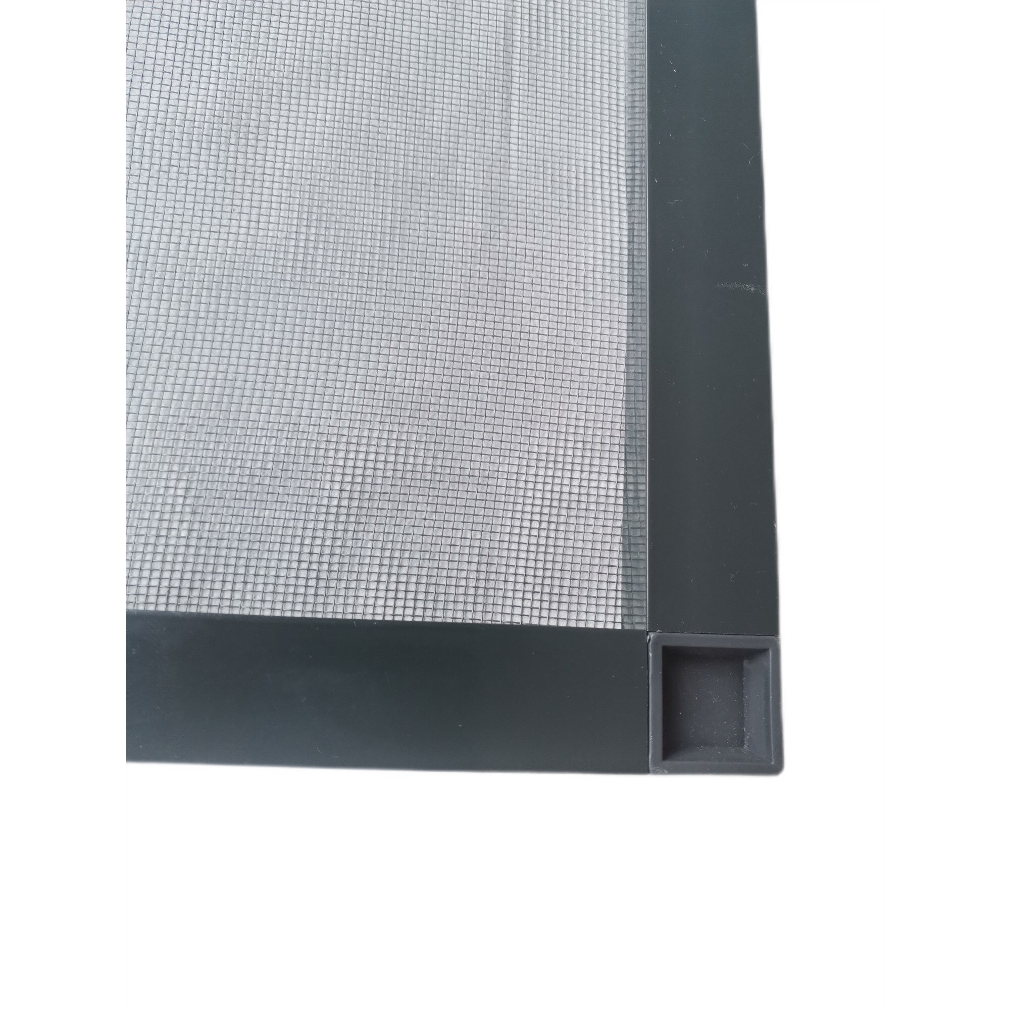 Kit complet plasa insecte, pe balamale, pentru usa, culoare antracit ...