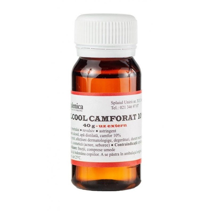 Alcool Camforat 10%, 40 g, Biogalenica - eMAG.ro