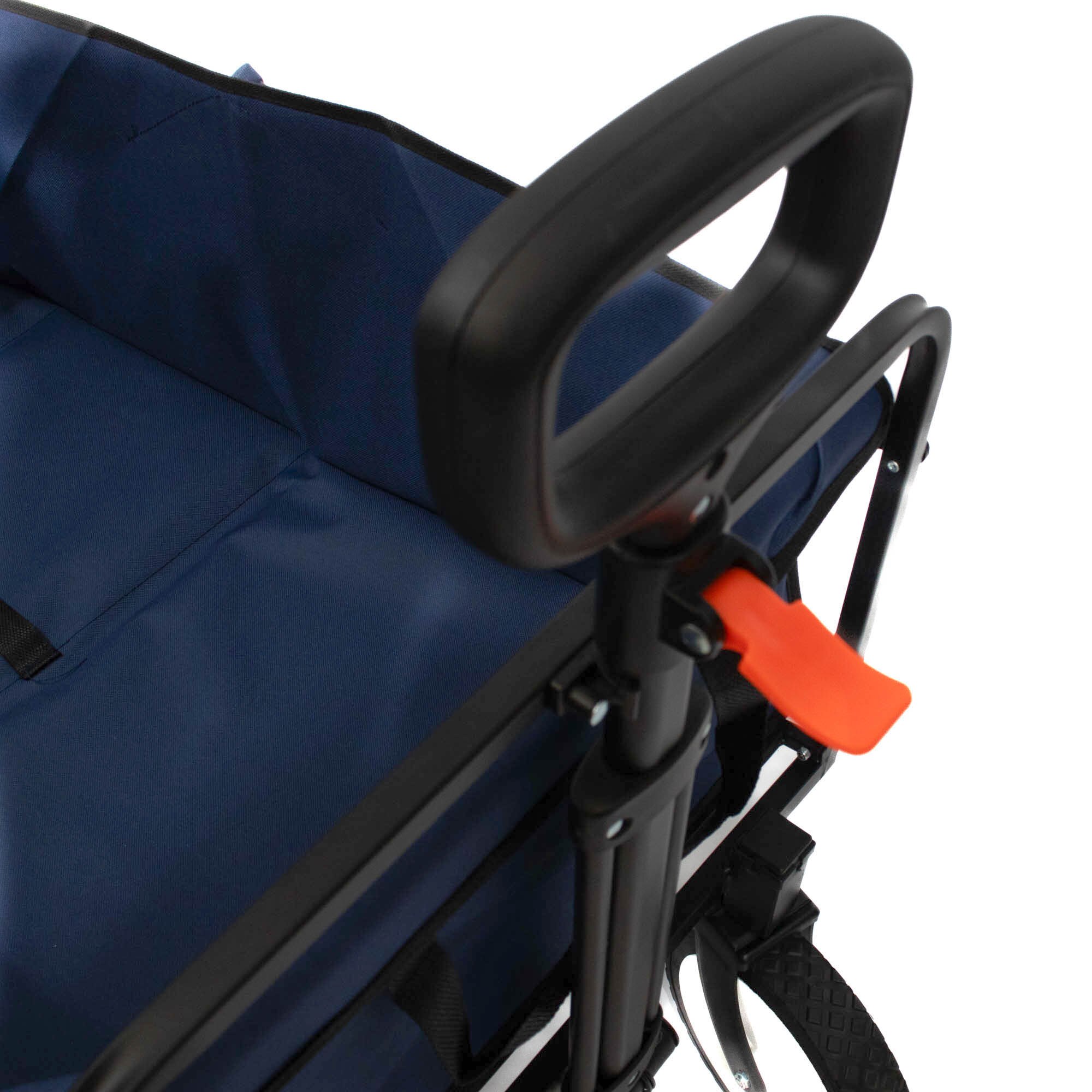 Carucior pliabil de gradina, Master, 4 roti, 100 L, 94x50x102 cm ...