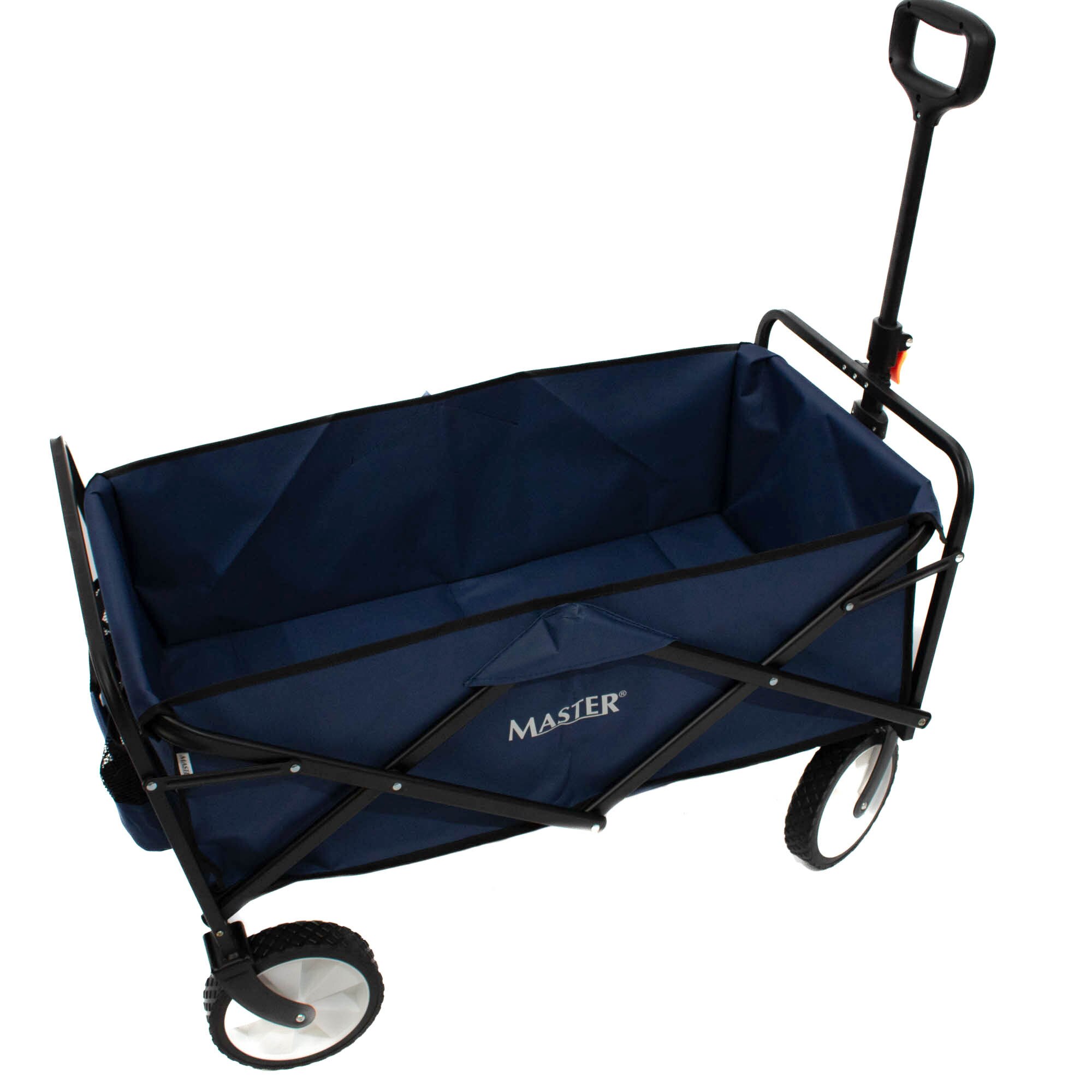 Carucior pliabil de gradina, Master, 4 roti, 100 L, 94x50x102 cm ...